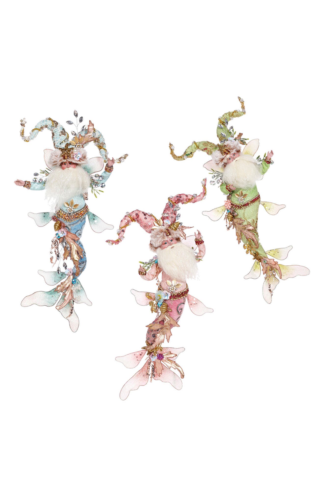 Mark Roberts King Neptune Genuine Sheep Fur Fairy - Set of 3 ...