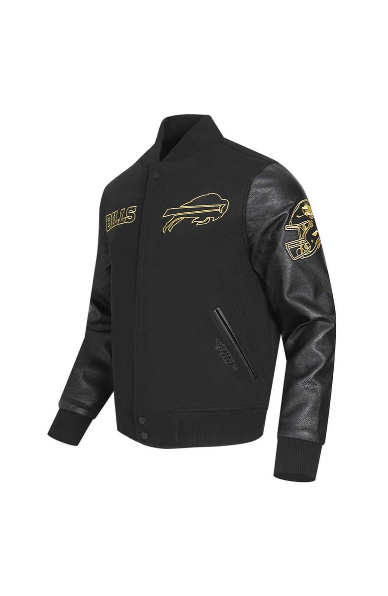 PRO STANDARD Men's Pro Standard Black Buffalo Bills Full-Zip Varsity ...