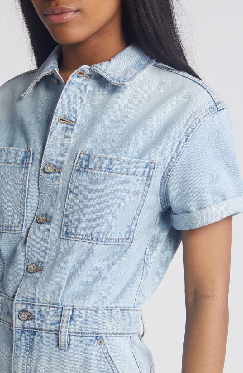 HIDDEN JEANS Denim Romper | Nordstrom