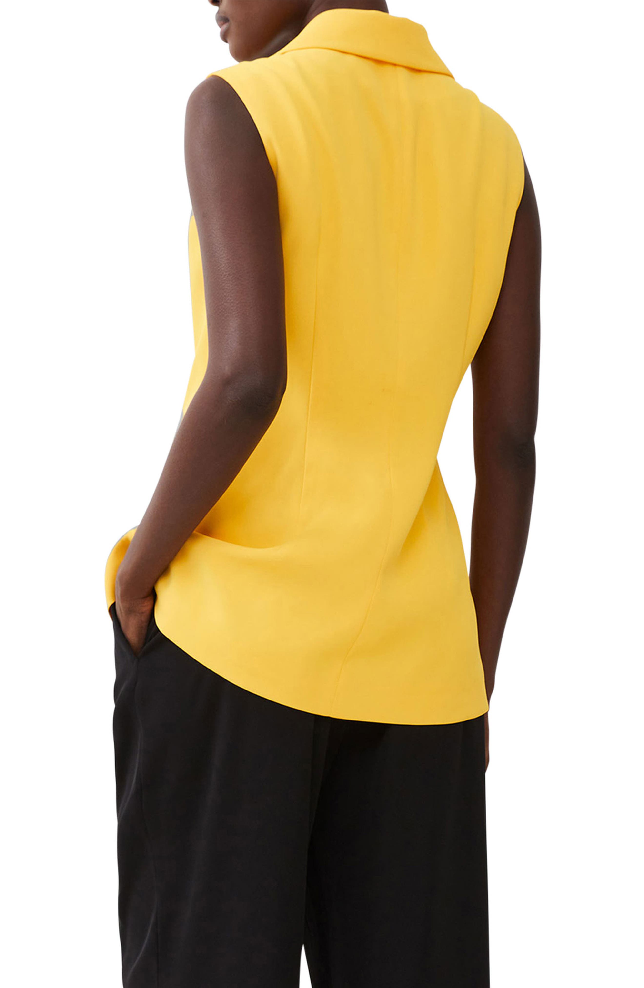 French Connection Harrie Double Breasted Sleeveless Blazer | Nordstromrack