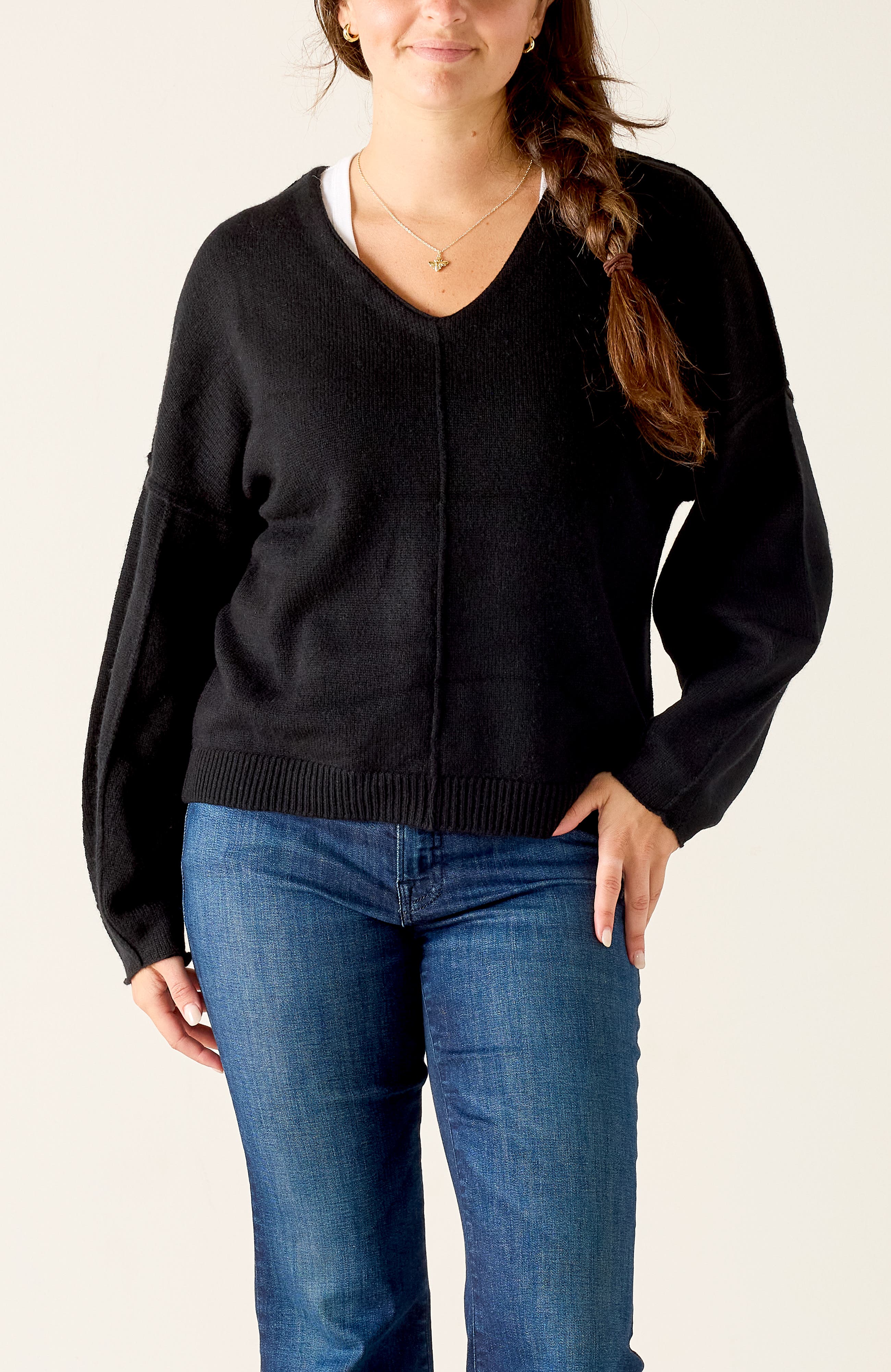 Voyageur by MERSEA Lugano Cashmere V-Neck Sweater | Nordstrom
