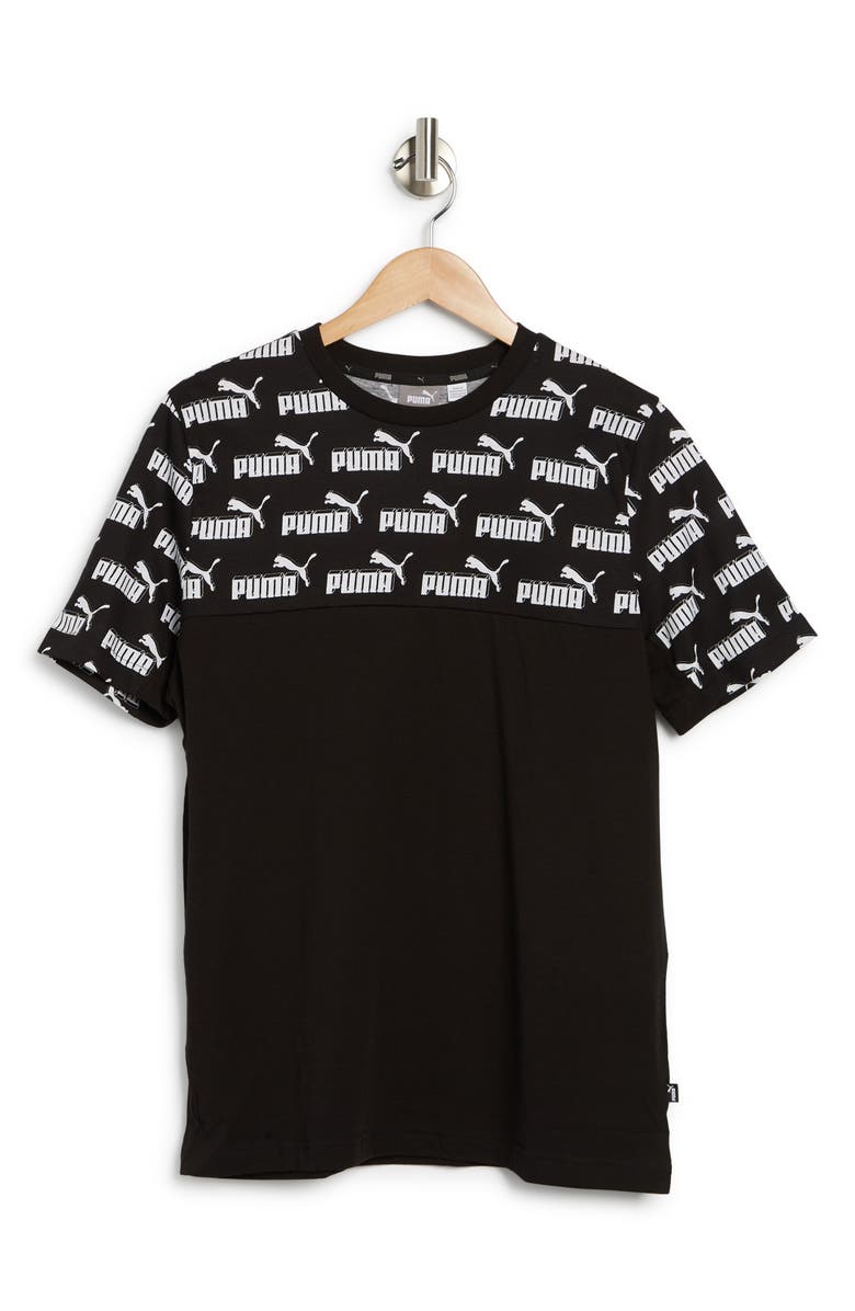 PUMA Repetition Logo Print T-Shirt | Nordstromrack
