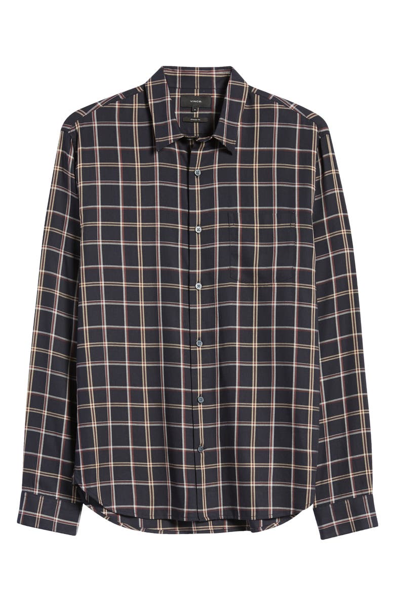 Vince Slim Fit Window Plaid Button-Down Shirt | Nordstromrack
