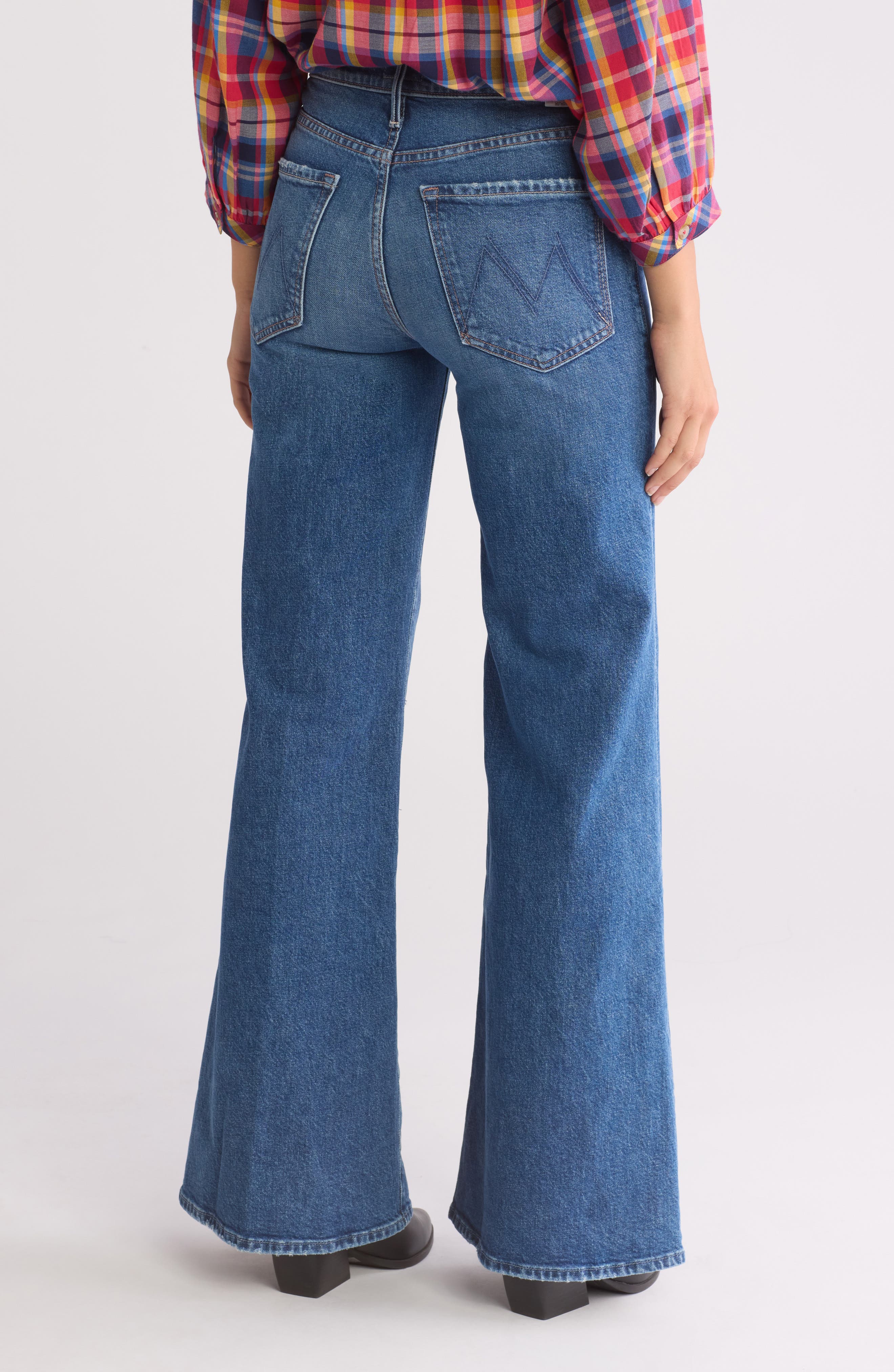 MOTHER The Twister Sneaker High Waist Flare Wide Leg Jeans | Nordstromrack