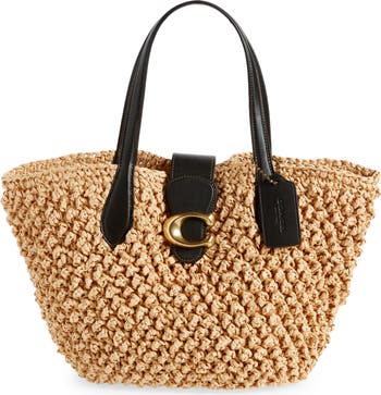 COACH Small Paper Straw Tote | Nordstromrack