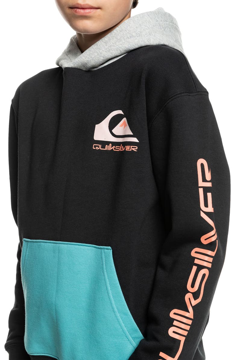 Quiksilver Kids' Omni Logo Colorblock Hoodie | Nordstromrack
