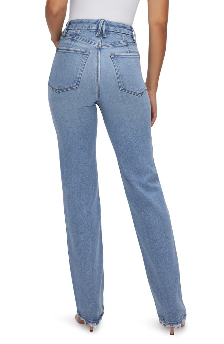 Good American Good Icon Straight Leg Jeans | Nordstromrack