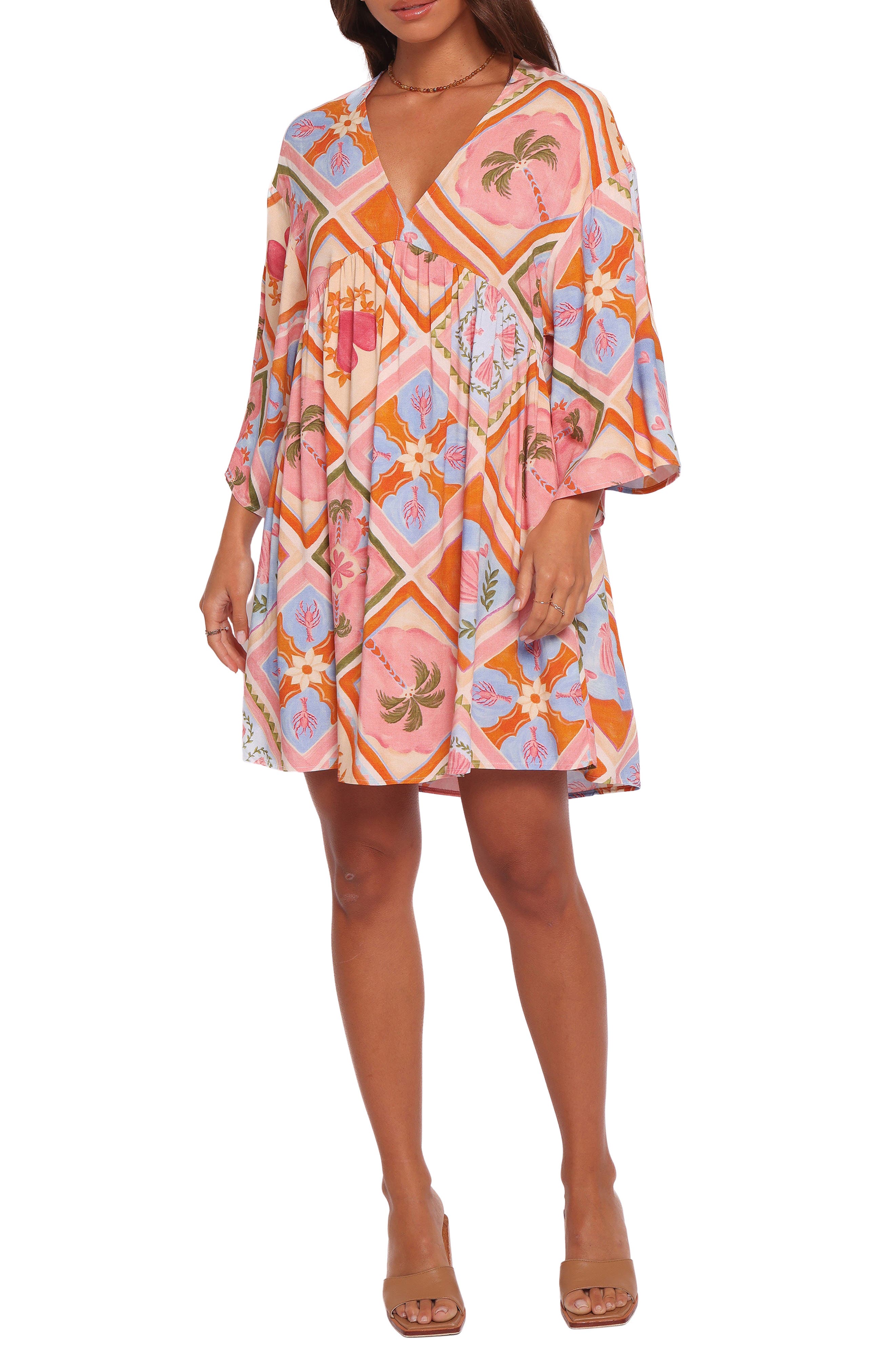Petal & Pup Zanna Long Sleeve Minidress | Nordstrom