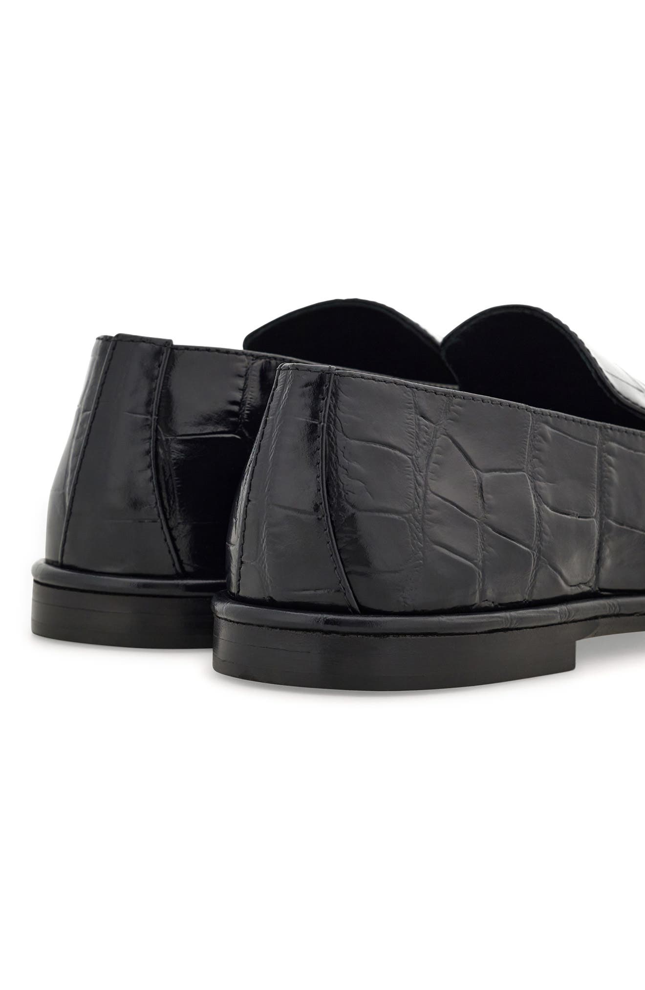 FERRAGAMO Croc Embossed Apron Toe Loafer (Men) | Nordstrom