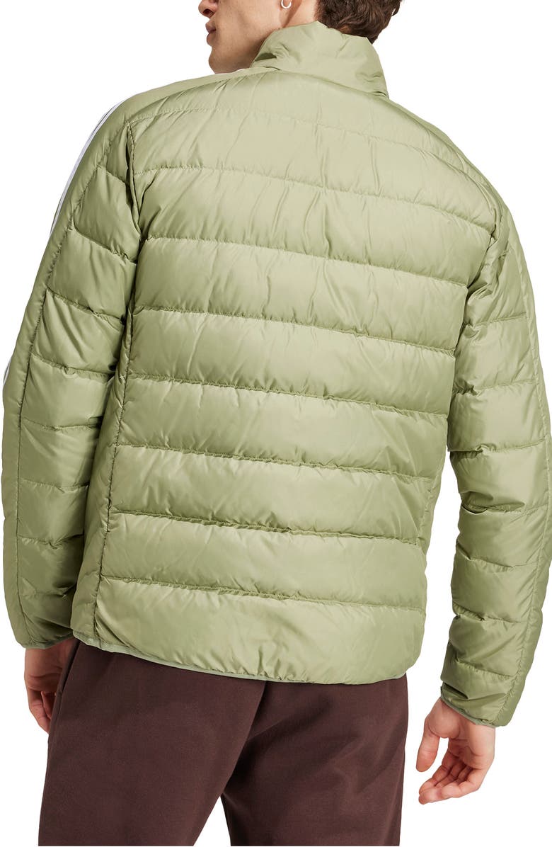 adidas Essentials 3-Stripes Water Repellent Light Down Jacket ...