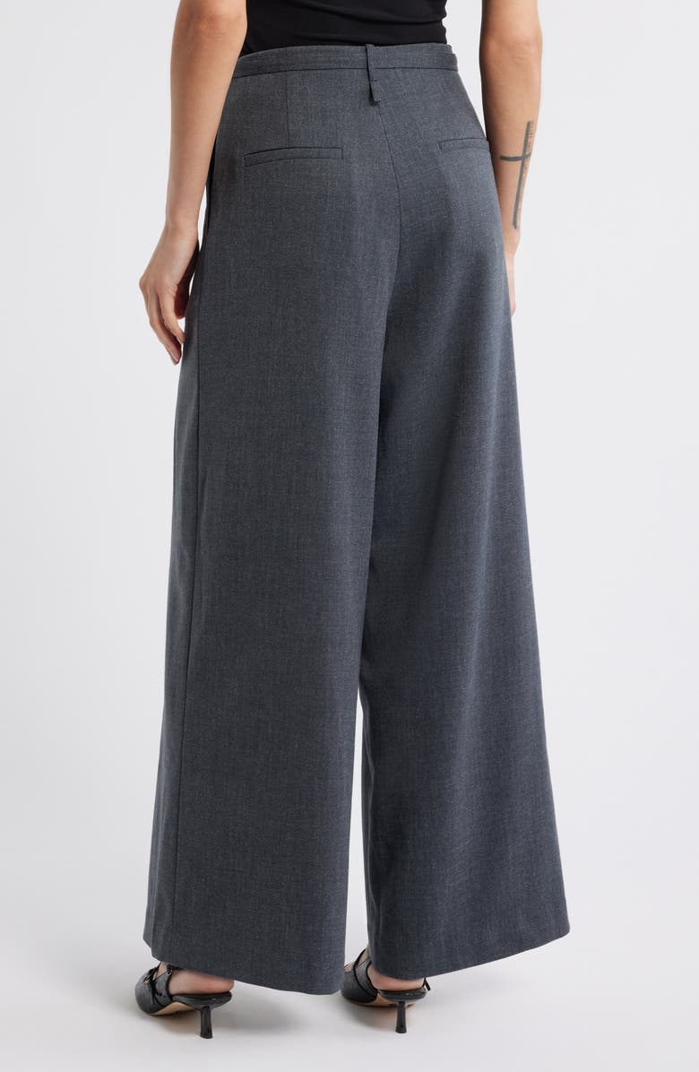 Pixie Market Smoking Belted Wide Leg Pants | Nordstrom