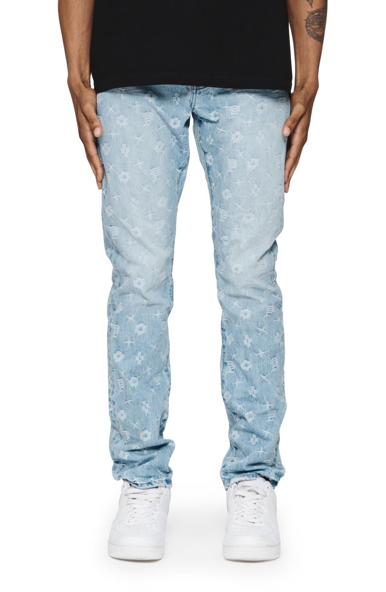 PURPLE BRAND Monogram Slim Straight Leg Jeans | Nordstromrack