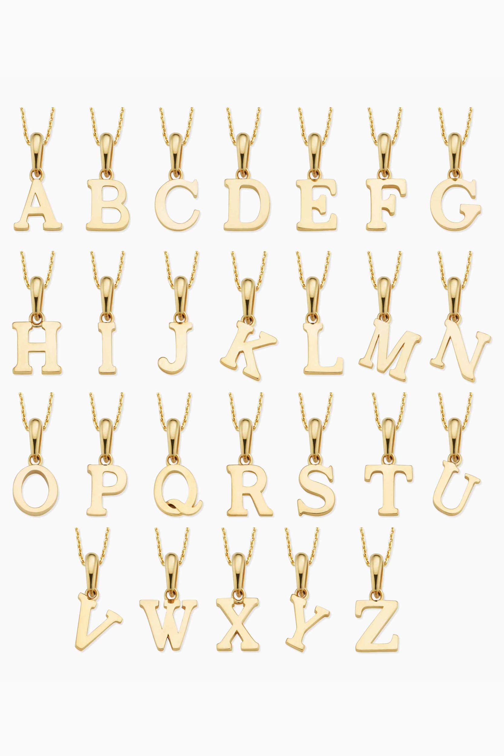Oradina 14K Gold My Letter Initial Pendant Necklace | Nordstrom
