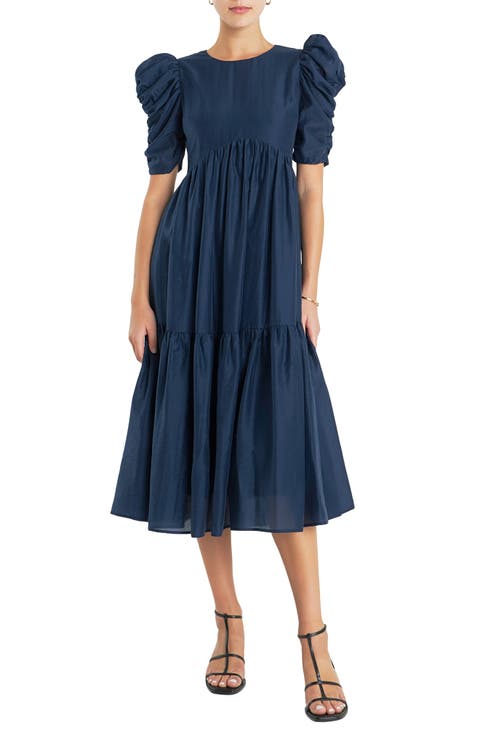 Puff Sleeve Midi Dresses for Women | Nordstrom Rack