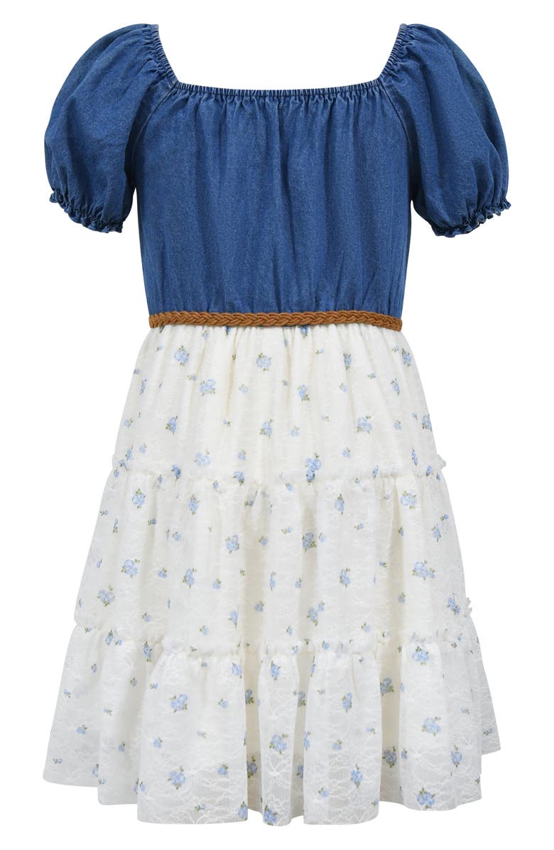 Zunie Kids' Smocked Bodice Tiered Dress | Nordstromrack