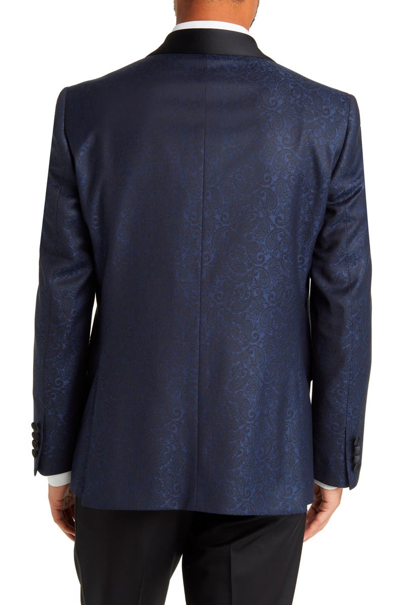 Ted Baker London Josh Paisley Shawl Collar Wool Dinner Jacket ...