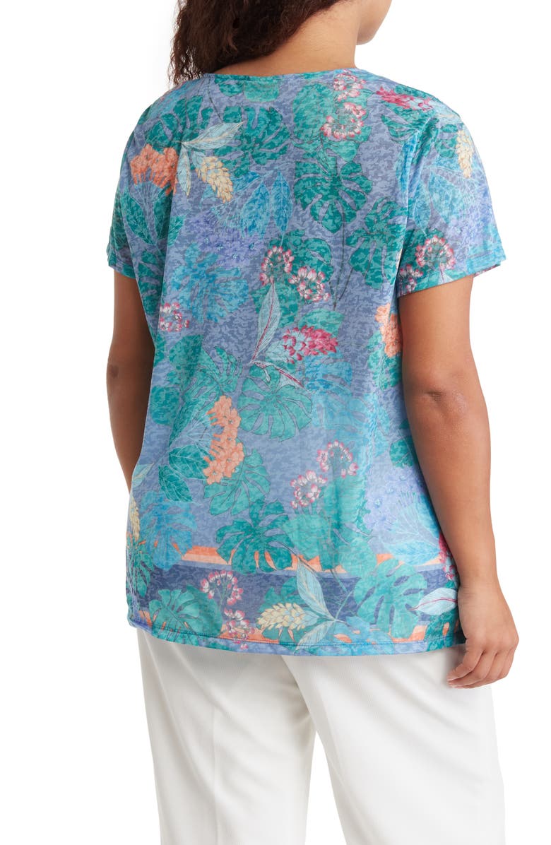 RUBY RD Tropical Sublimation Top | Nordstromrack