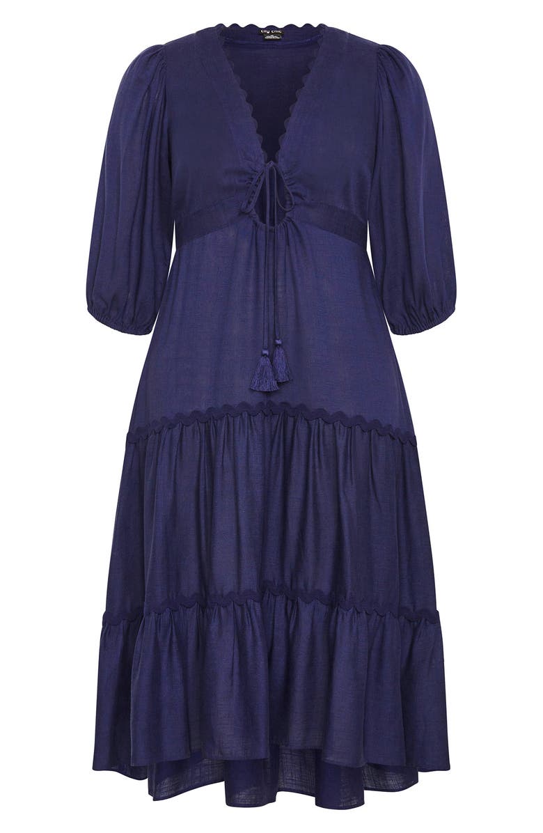 City Chic Cabana Tiered High-Low Dress | Nordstromrack