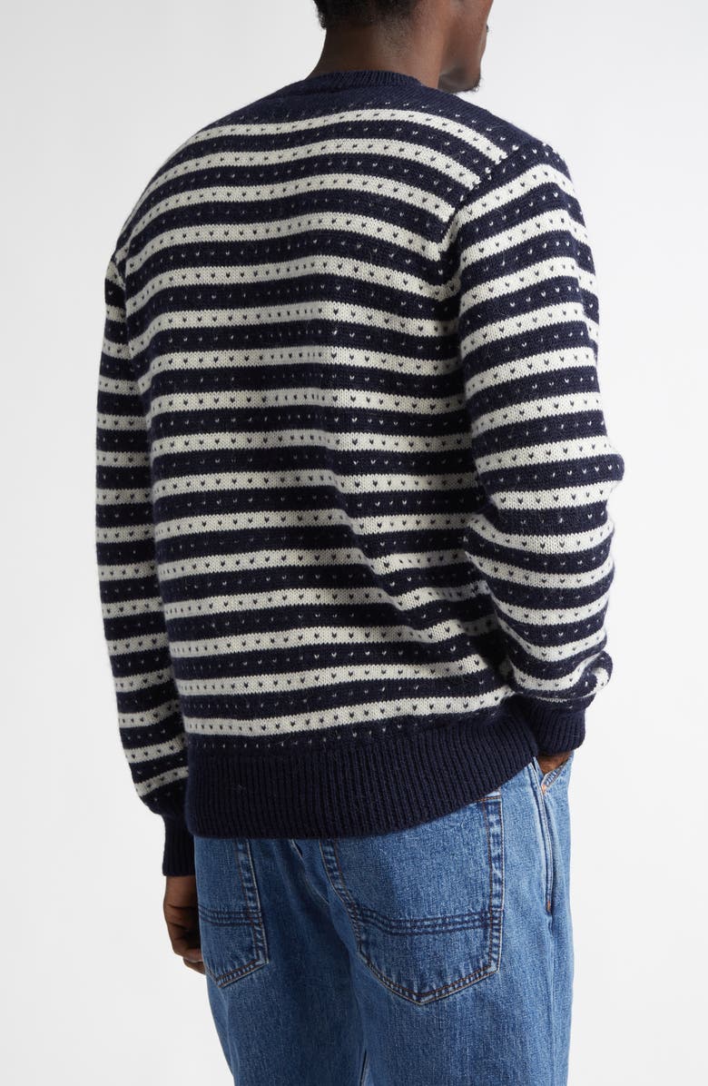 Drake's Norwegian Bird's Eye Cotton Crewneck Sweater | Nordstromrack