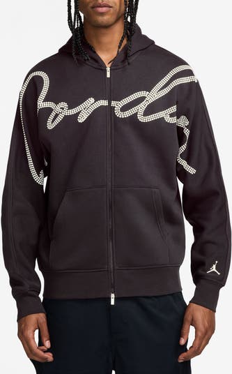 Nike MVP Puff Print Oversize Fleece Zip Hoodie | Nordstrom