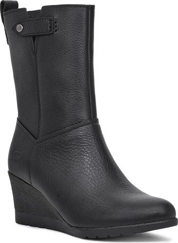 UGG® Potrero Waterproof Wedge Bootie (Women) | Nordstrom