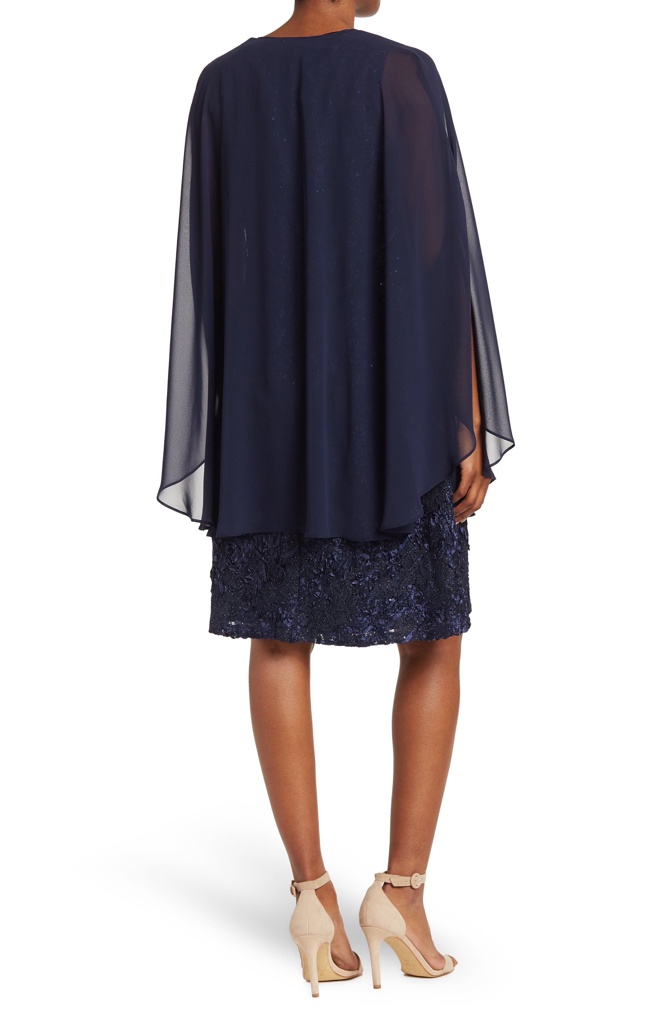 SL FASHIONS Rosette Shift Dress & Jacket | Nordstromrack