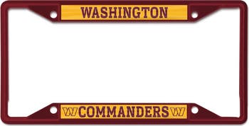 WINCRAFT Washington Commanders Chrome Color License Plate Frame | Nordstrom