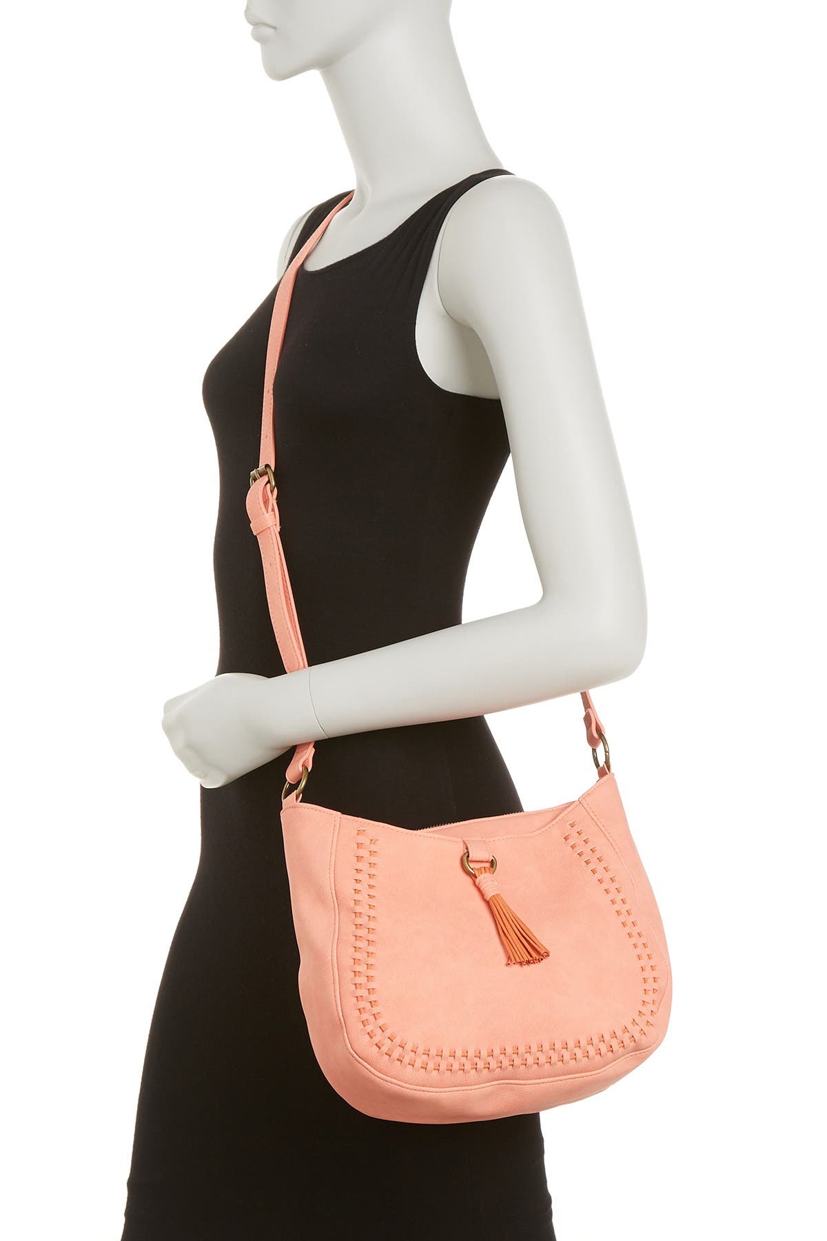 TWIG AND ARROW Stitched Tassel Crossbody Bag | Nordstromrack
