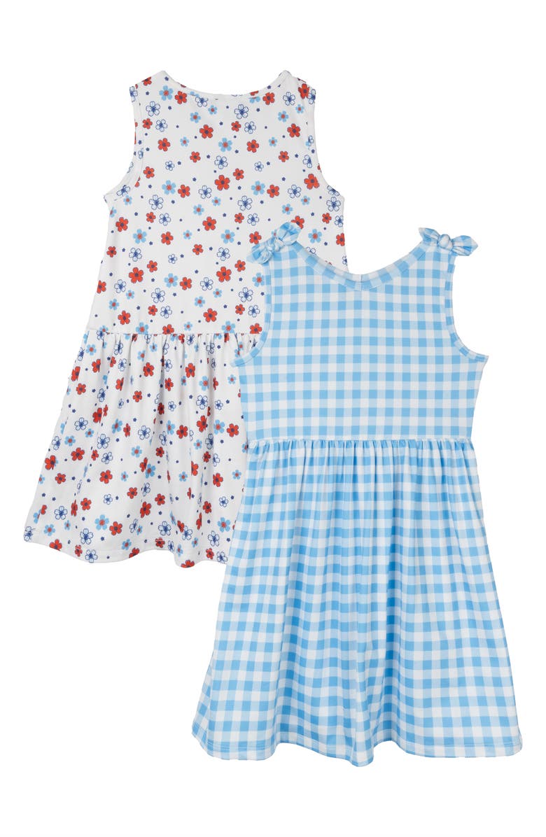 Rare Editions Kids' Mix Print Assorted Dresses & Bow Set | Nordstromrack