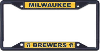 WINCRAFT Milwaukee Brewers Chrome Color License Plate Frame | Nordstrom