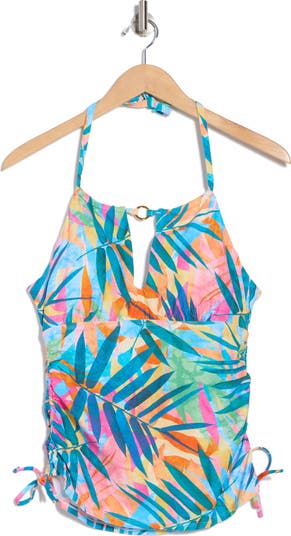 Athena High Neck Shirred Tankini | Nordstromrack
