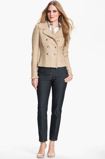 St. John Collection Sequin Metallic Knit Jacket | Nordstrom