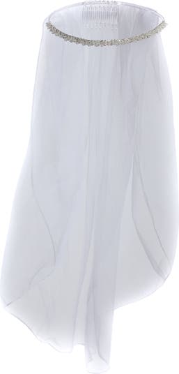 Lauren Marie First Communion Embellished Headband & Veil | Nordstrom