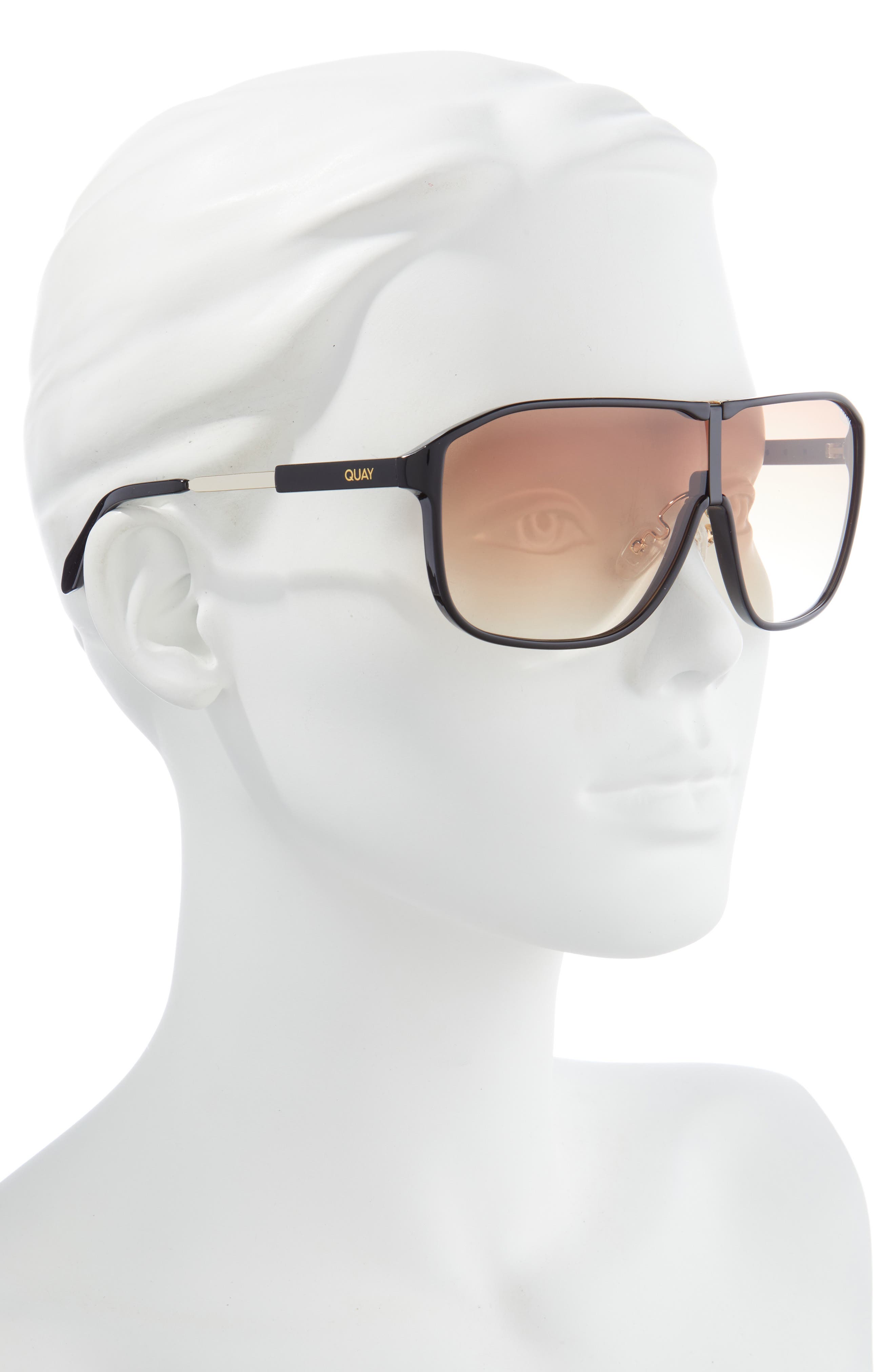 QUAY Australia x Paris Still Rich Gradient Shield Sunglasses | Nordstrom