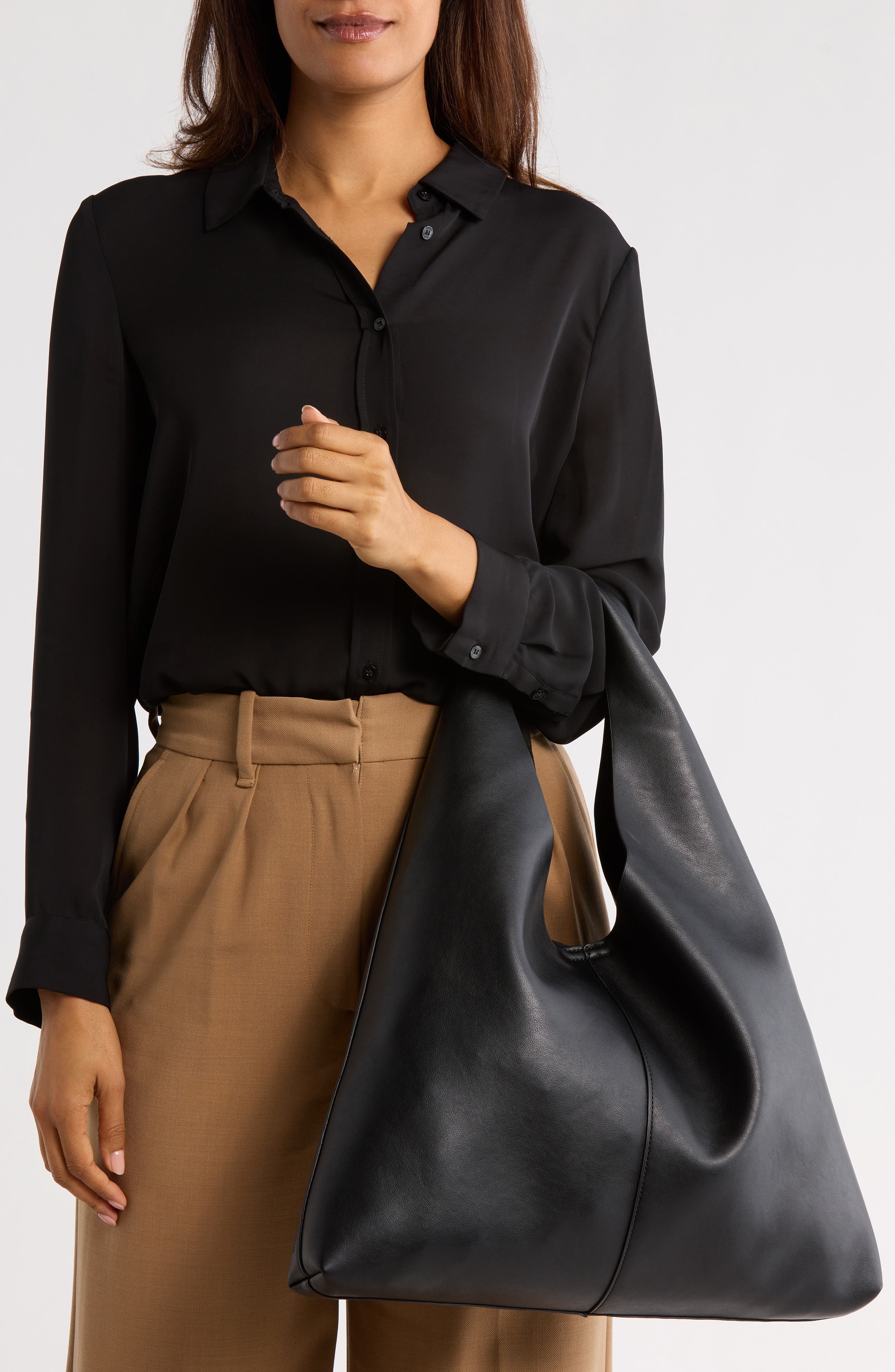 BCBG Triangle Hobo Bag | Nordstromrack