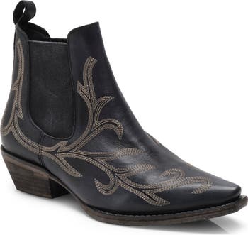 Free People Wayward Pointed Toe Western Boot (Women) | Nordstrom