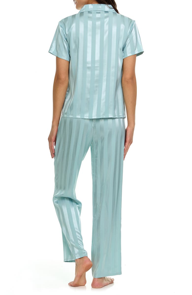Flora By Flora Nikrooz Angela Wide Stripe Jacquard Pajamas | Nordstromrack