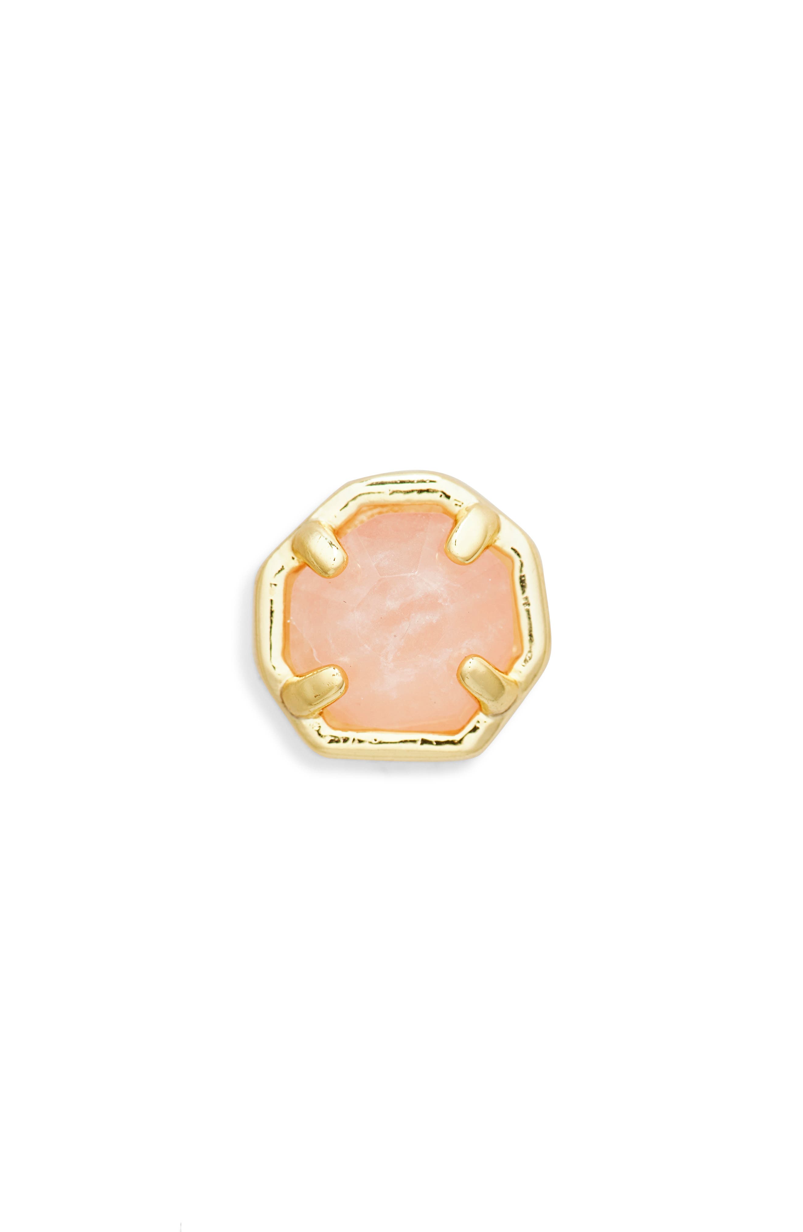 Kendra Scott Nola Single Rose Quartz Stud Earring | Nordstromrack