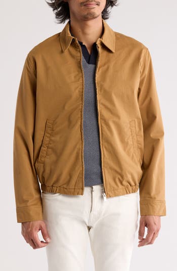 DENIM AND FLOWER Peached Twill Full Zip Dad Jacket | Nordstromrack