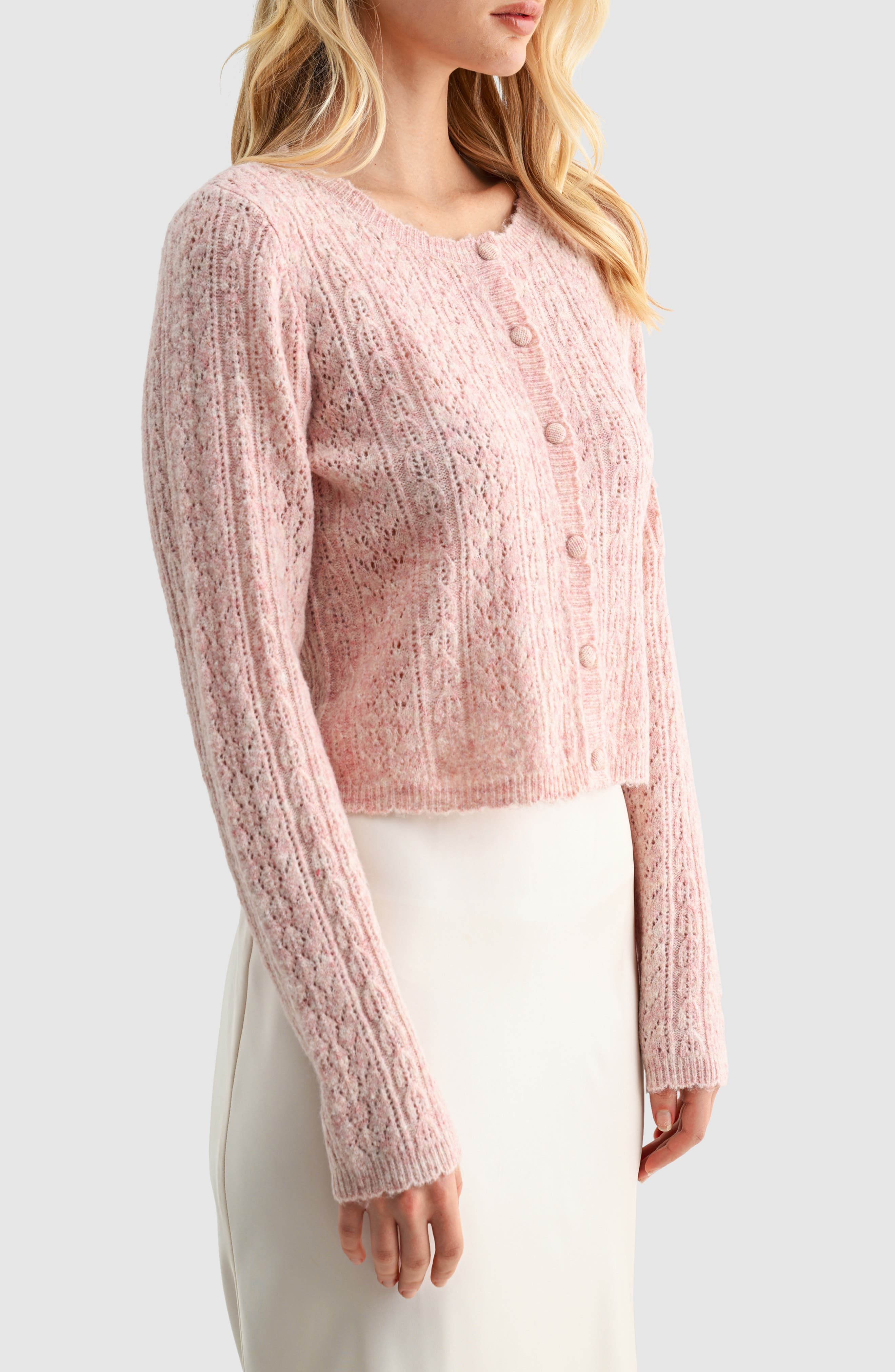 Lush Pointelle Cardigan | Nordstromrack