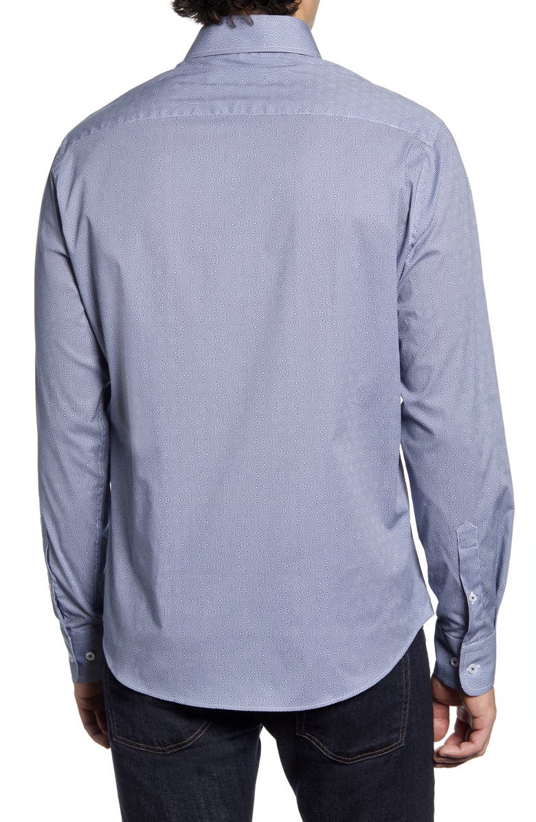 Stone Rose Slim Fit Button-Up Performance Shirt | Nordstromrack