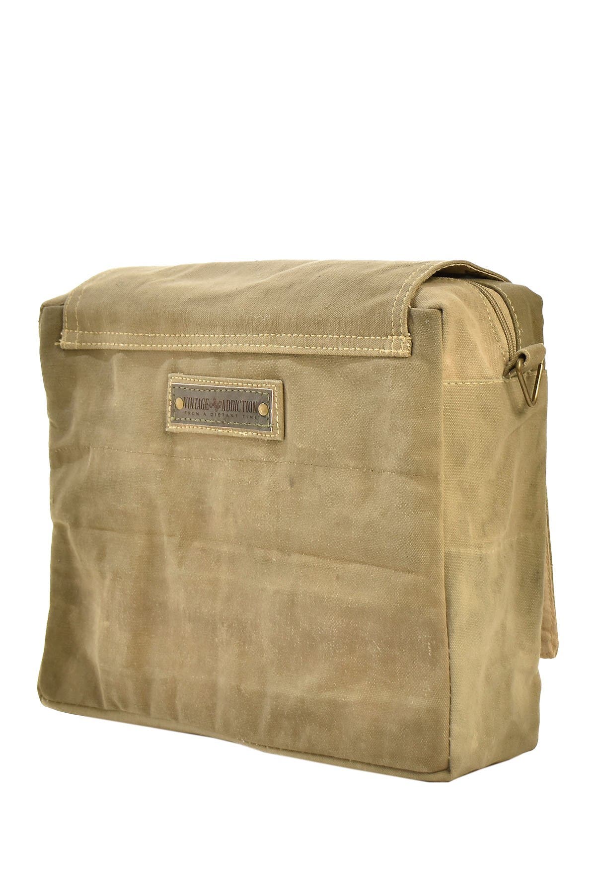 VINTAGE ADDICTION Recycled Military Tent Crossbody Bag | Nordstromrack