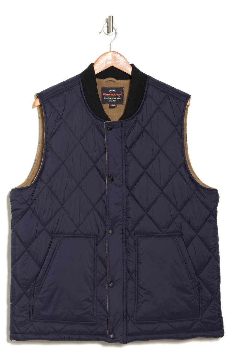 WEATHERPROOF VINTAGE Quilted Fleece Lined Vest | Nordstromrack