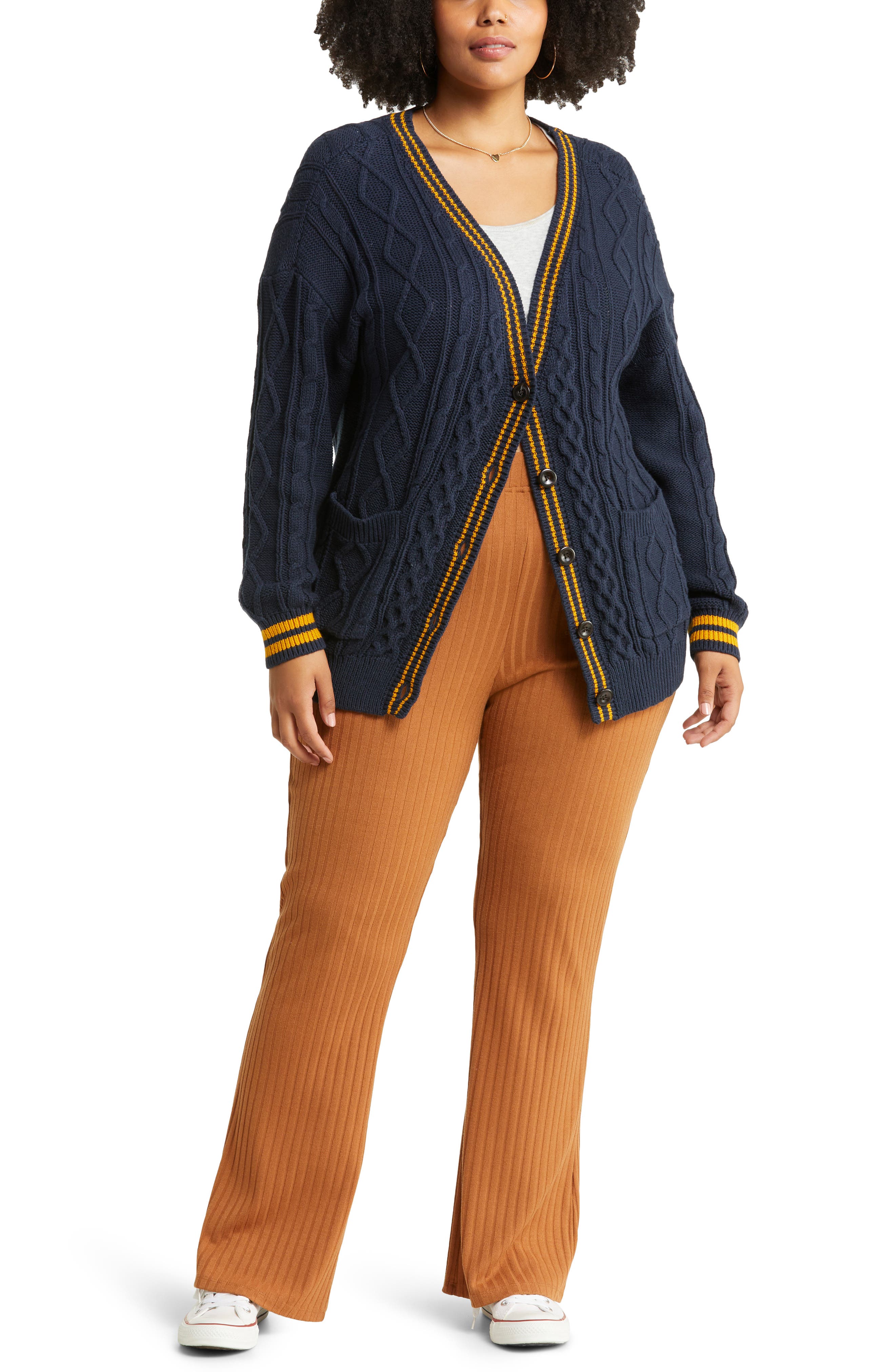 BP. Oversize Cable Cardigan | Nordstromrack