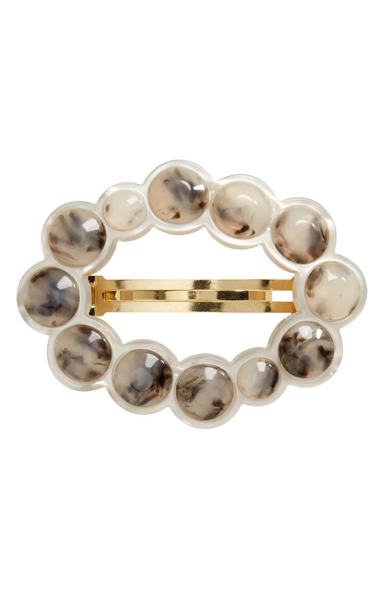 Alexandre de Paris Stone Oval Barrette | Nordstrom