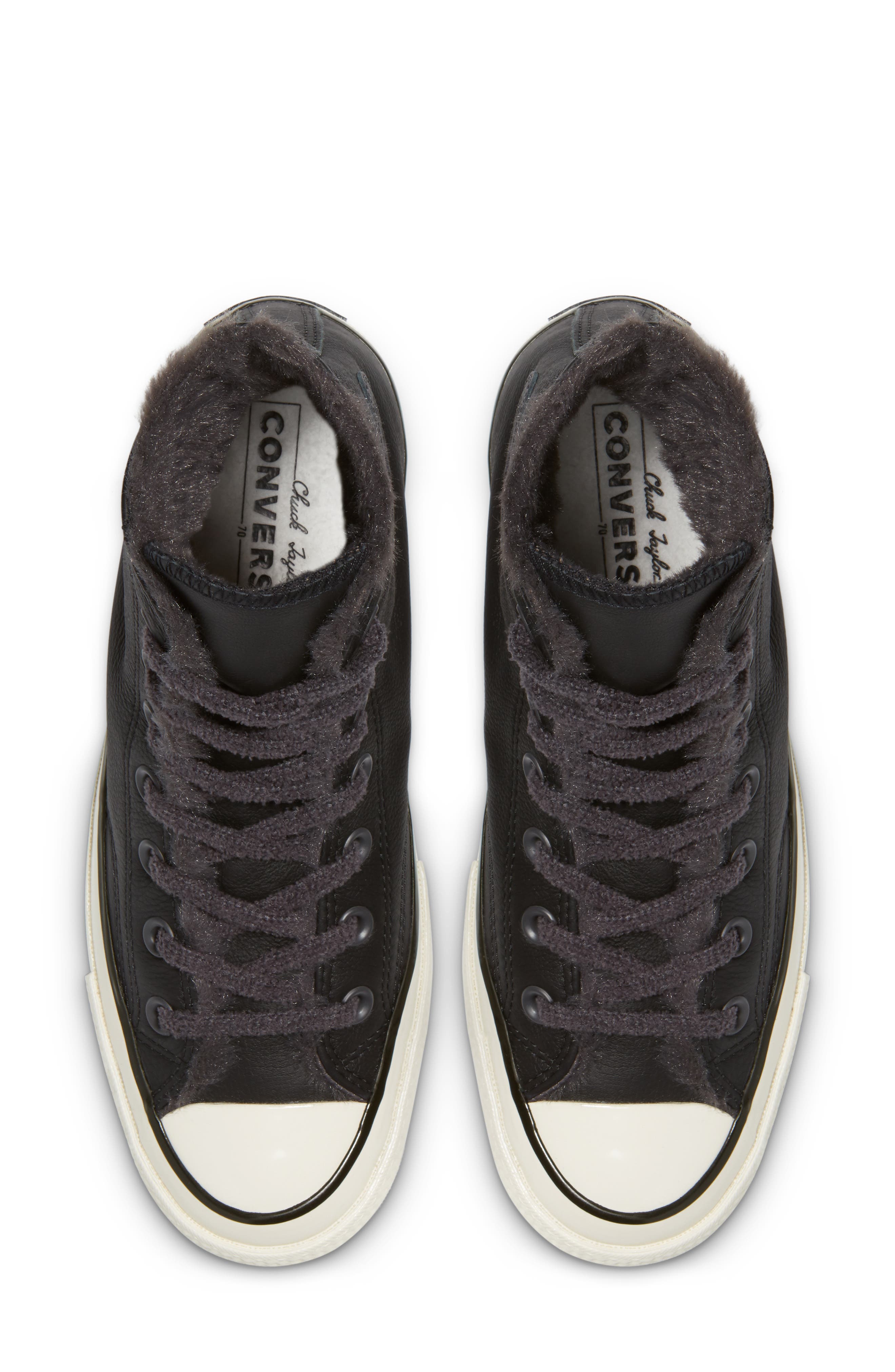 Converse Chuck Taylor® All Star® 70 High Top Sneaker with Faux Fur Trim ...