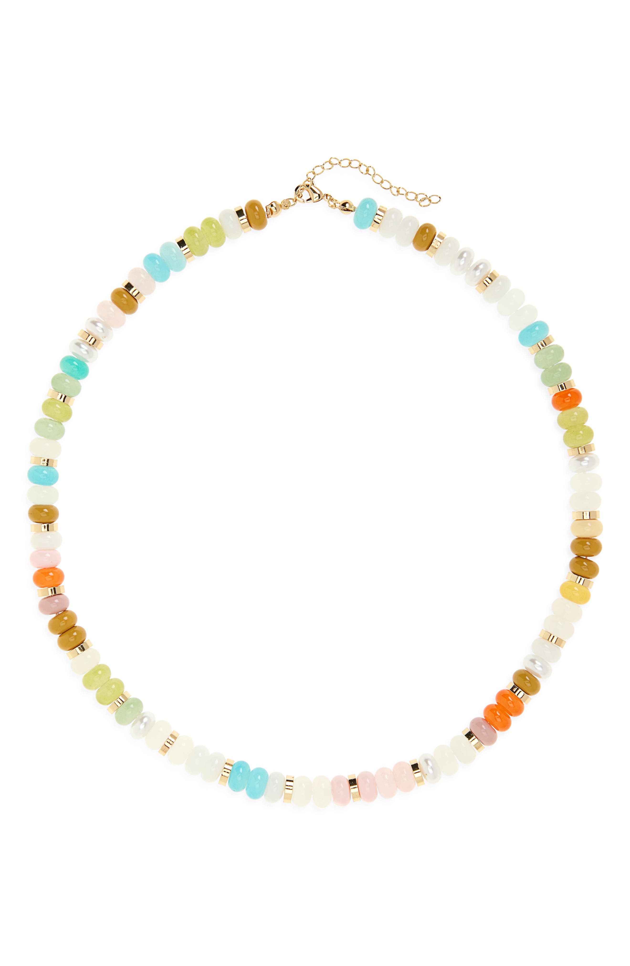 Leith Glass Beaded Necklace | Nordstromrack