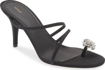 NEOUS Crystal Embellished Toe Loop Sandal (Women) | Nordstrom