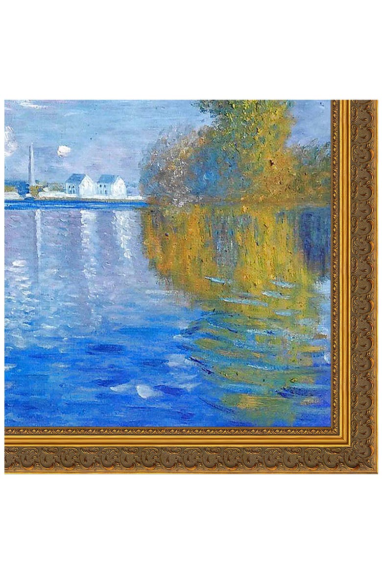Autumn at Argenteuil Oil Painting with Victorian Gold Frame by Monet ...