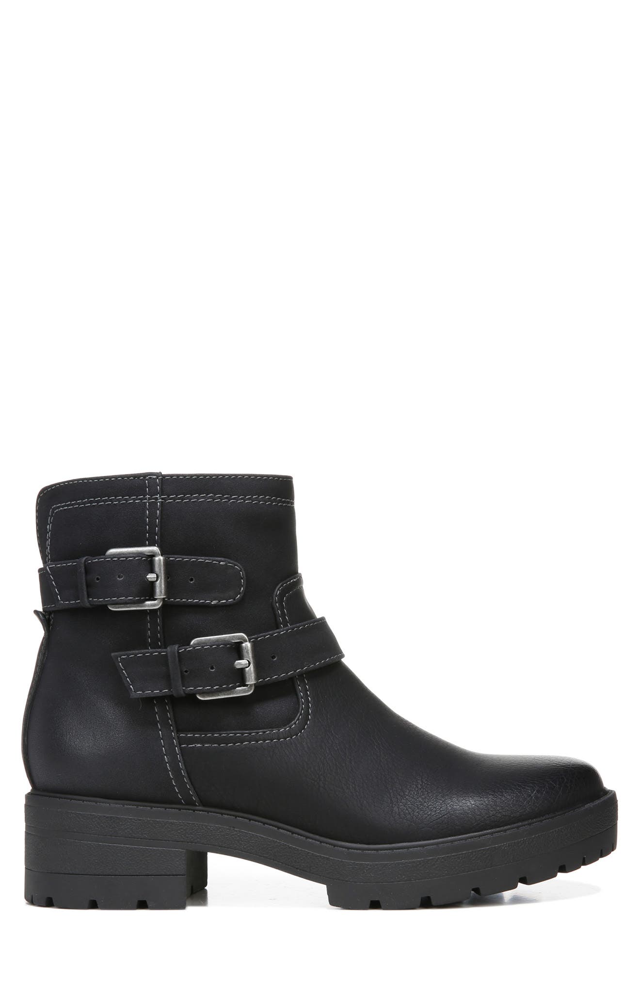SOUL NATURALIZER North Buckled Lug Sole Moto Boot (Women) | Nordstromrack